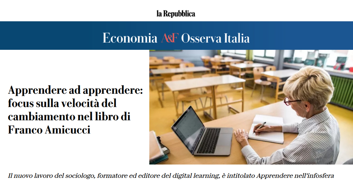 Apprendere ad apprendere: focus sulla velocità del cambiamento nel ...