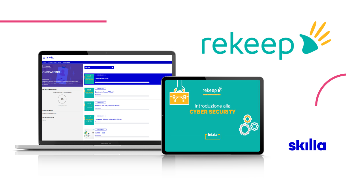 Formazione Rekeep: tecnologia, competenze, inclusione|Skilla