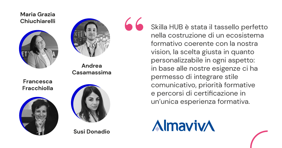 Almaviva e Moova: competenze in movimento con Skilla HUB